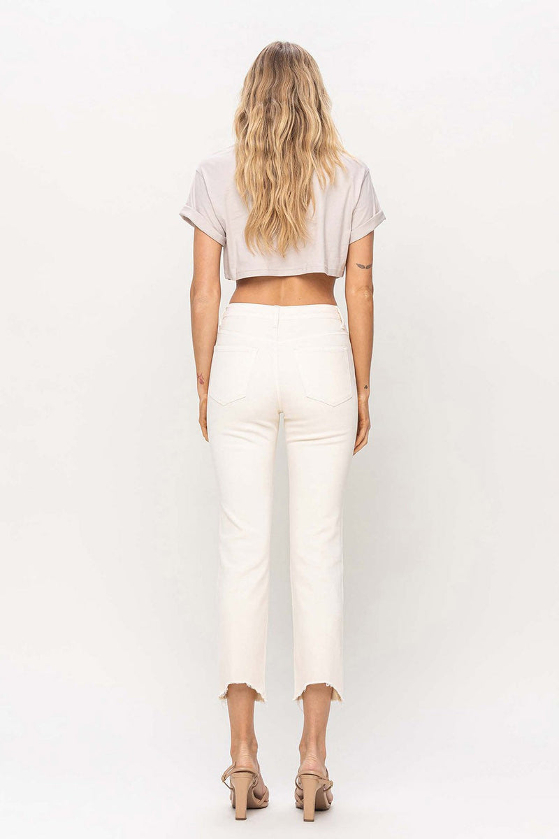 High Rise Cropped Regular Straight \ Carole Cohen Collection