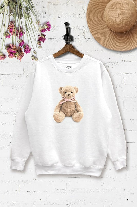 White Snuggle Bear \ Carole Cohen Collection