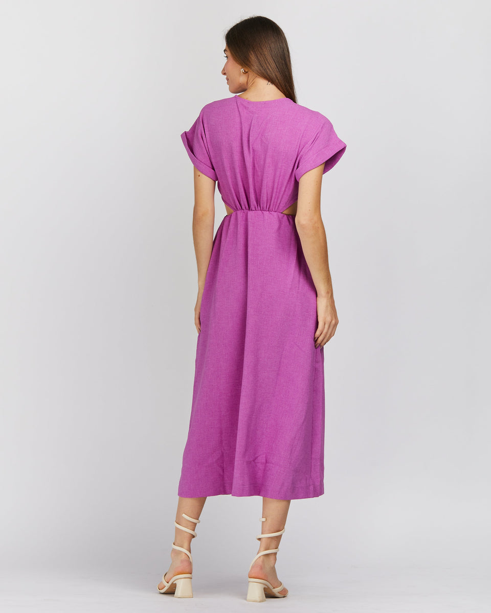 Pink Cut-Out Dress | Carole Cohen Collection
